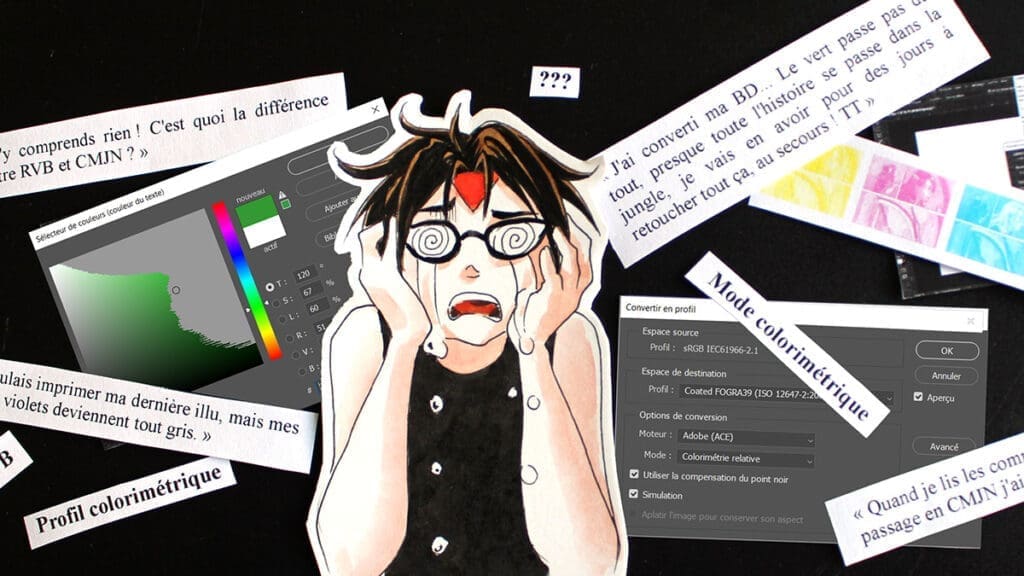 Impression Couleur : Comprendre le CMJN - Le Mangakoaching